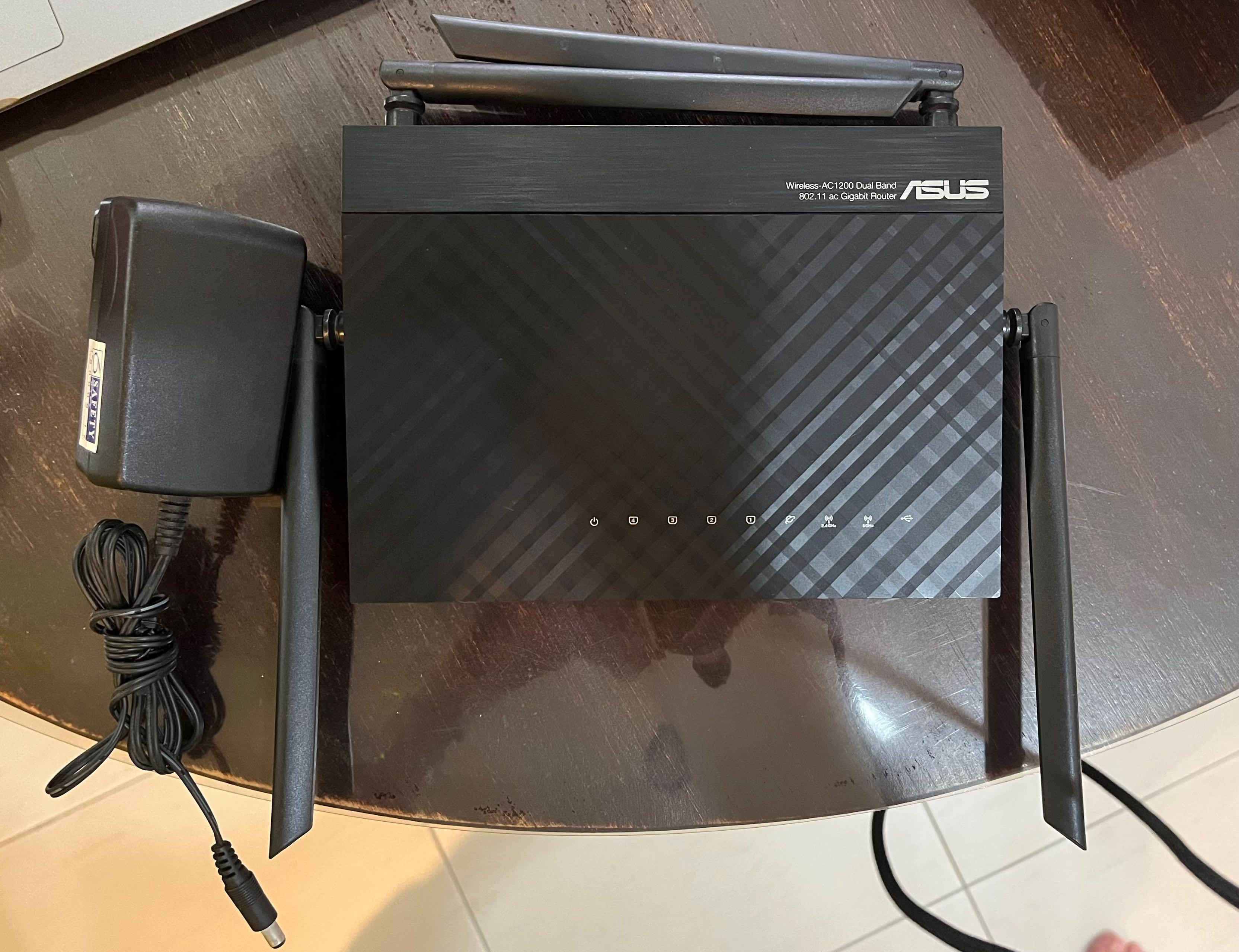 ASUS wireless AC 1200 Router, Computers & Tech, Parts & Accessories ...