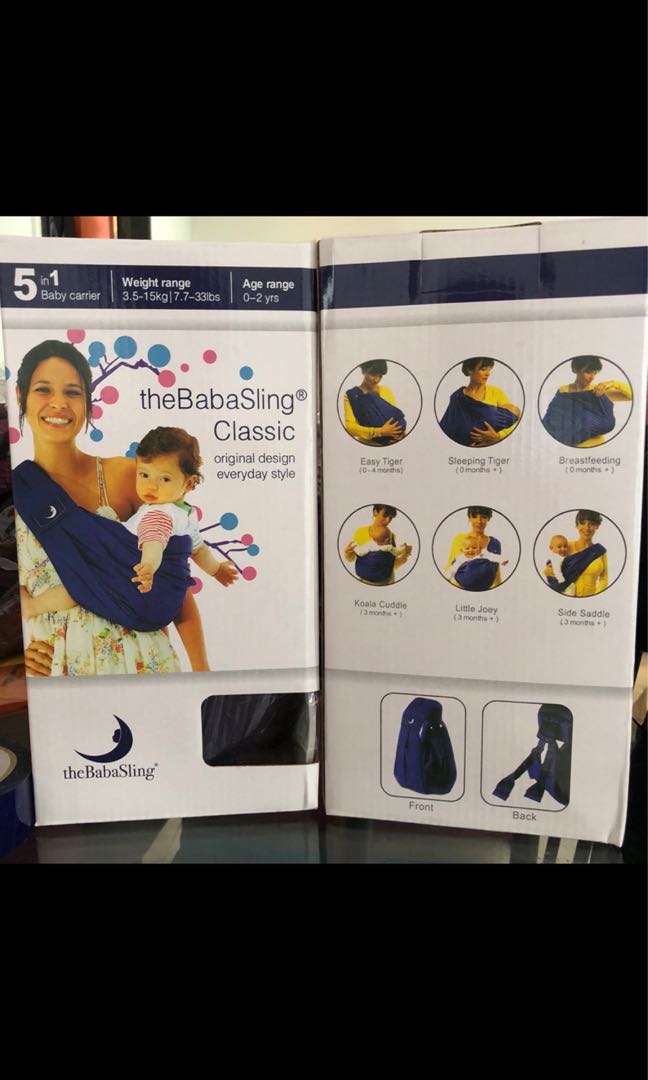 Baba baby sling carrier, Babies & Kids, Going Out, Carriers & Slings on ...