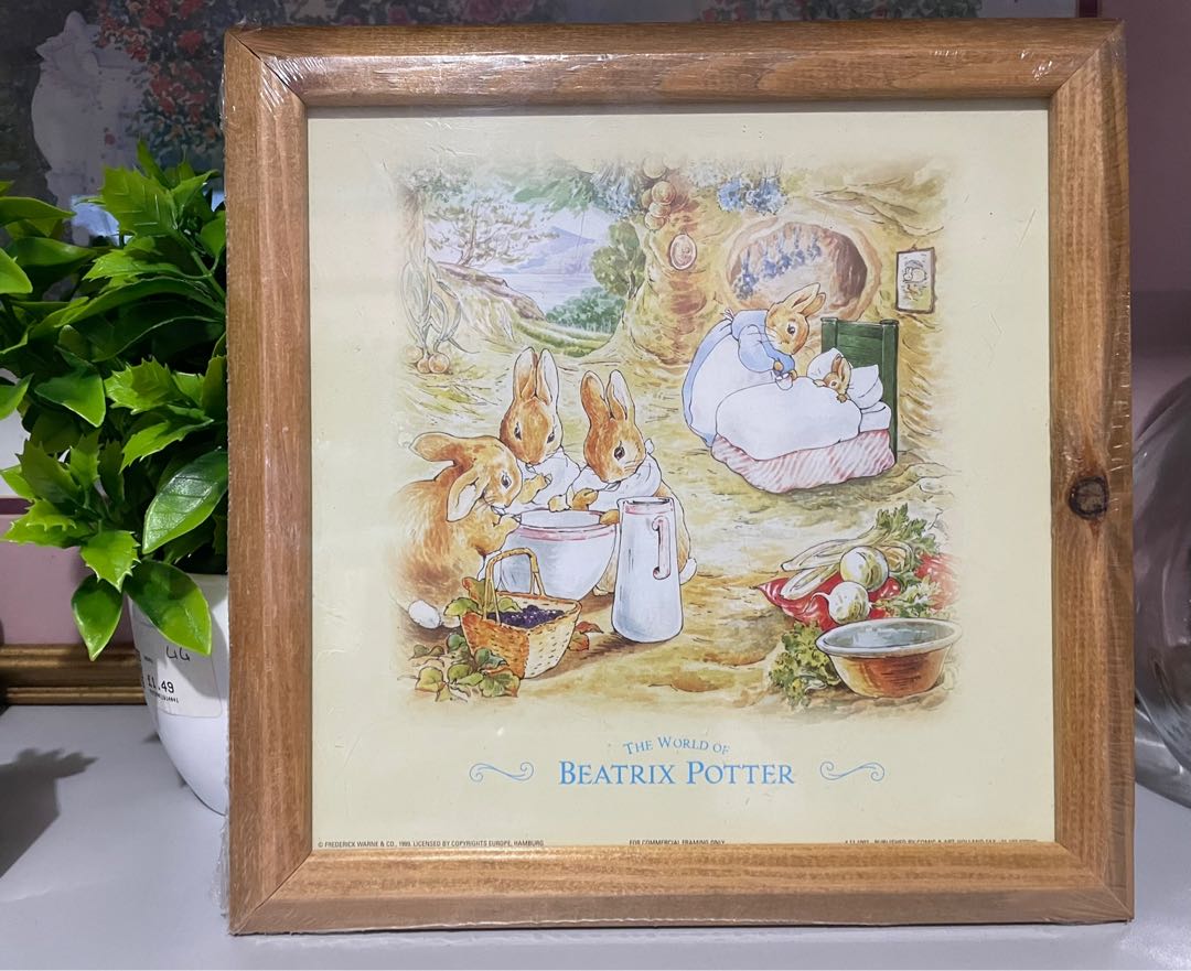 Beatrix Potter Wall Frames Vintage, Furniture & Home Living, Home Decor ...
