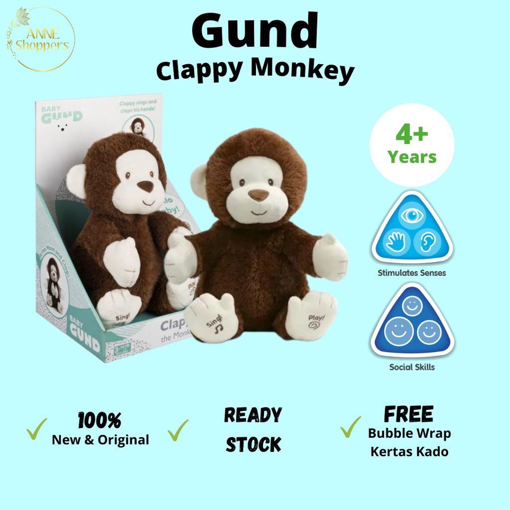 Mothercare - Boneka Gund Monkey / Clapping Singing Monkey / Boneka Monyet ELC, Bayi & Anak ...