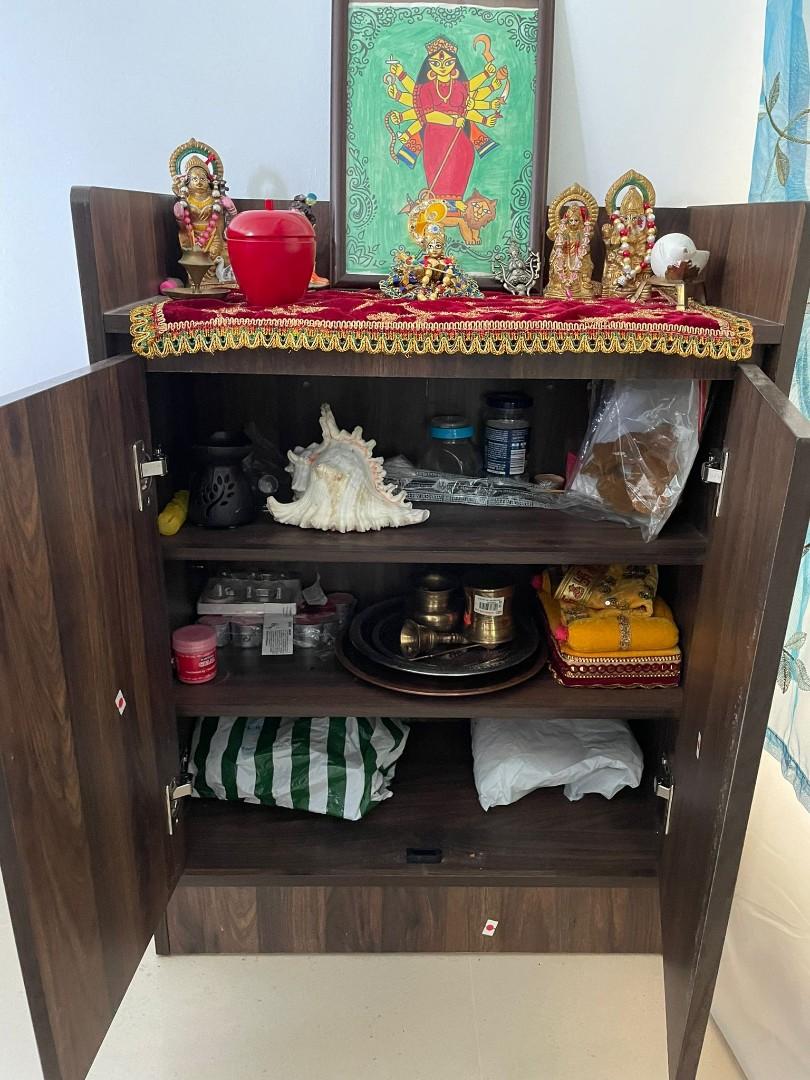 Cabinets used for puja, Furniture & Home Living, Furniture, Shelves ...