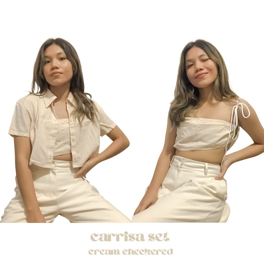 Carrisa set 4, Women's Fashion, Tops, Others Tops on Carousell