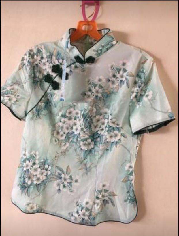 Chinese Top, Women's Fashion, Tops, Blouses on Carousell