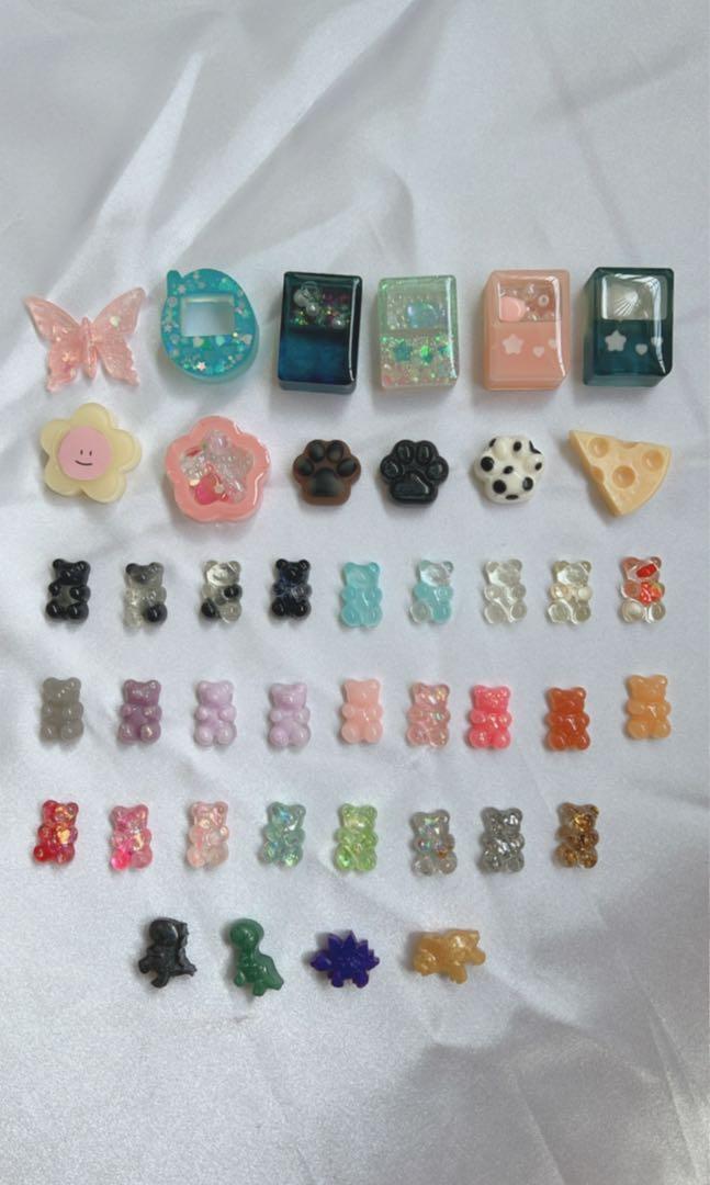 custom resin jibbitz crocs jibbits resin keychain, Hobbies & Toys ...