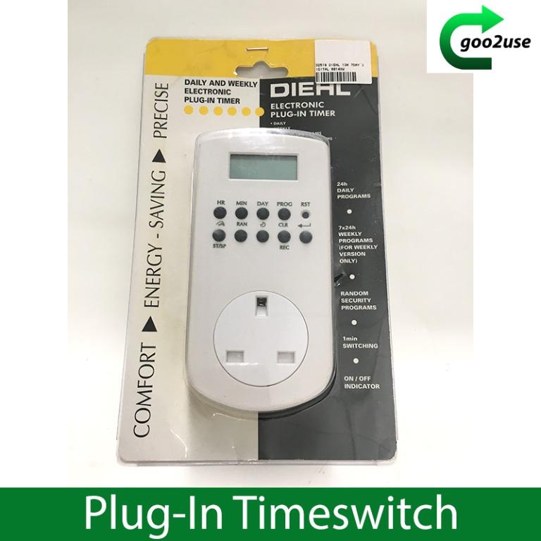 DIEHL Electronic Timeswitch Plug-in Timer, TV & Home Appliances ...