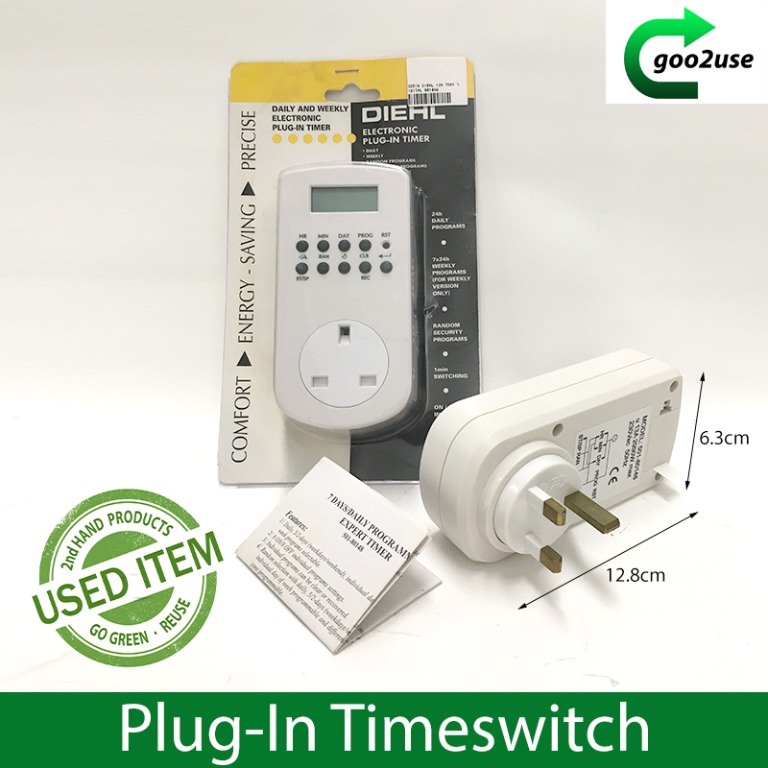 DIEHL Electronic Timeswitch Plug-in Timer, TV & Home Appliances ...