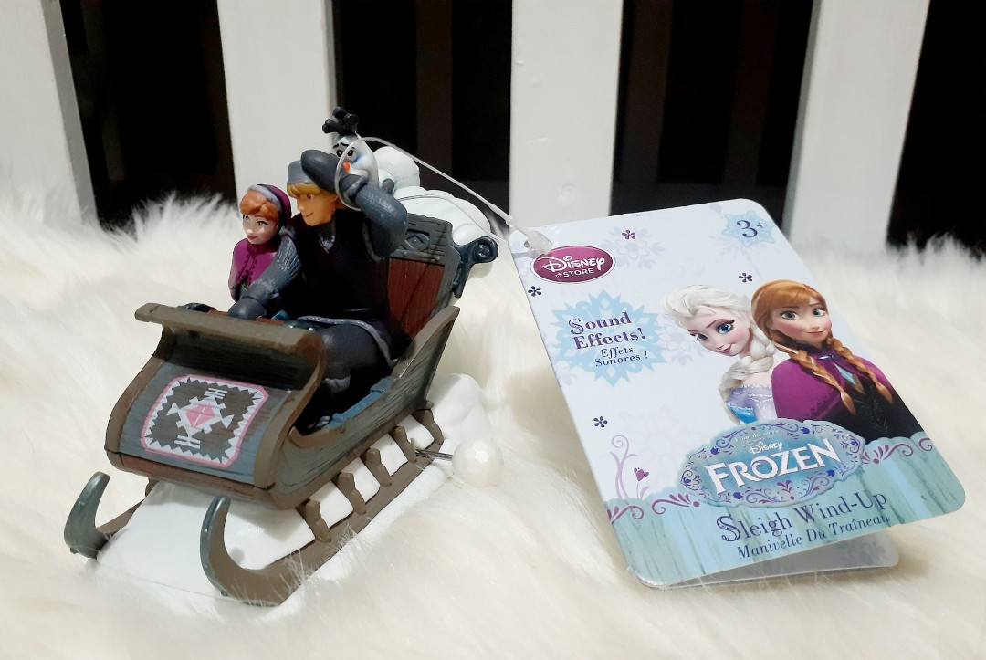 Disney Frozen Sleigh Wind-Up, Hobbies & Toys, Toys & Games on Carousell