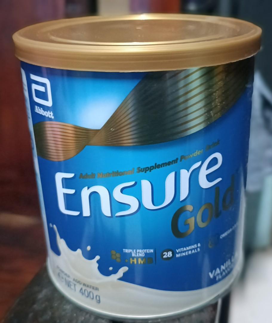 Ensure Gold Vanilla 1 box ( 400g x 6) Exp. Jan 2024, Health & Nutrition ...