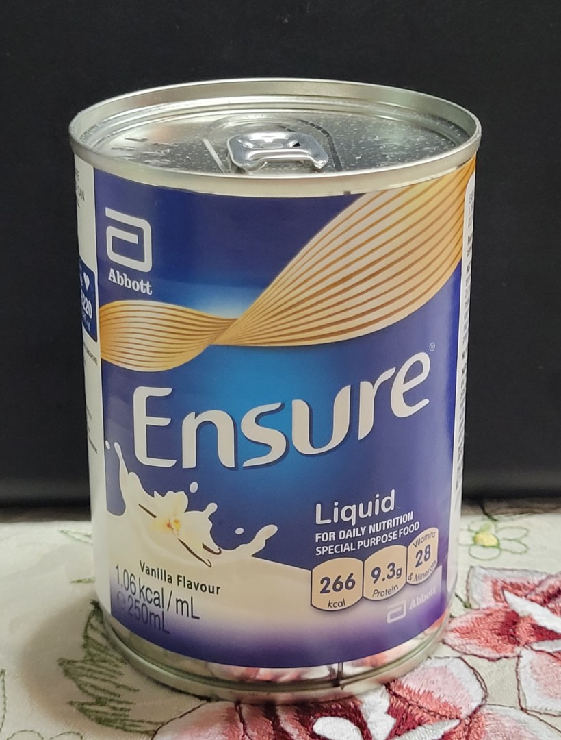 ENSURE Liquid Nutrition Milk 250ml Vanilla Flavour, Health & Nutrition ...