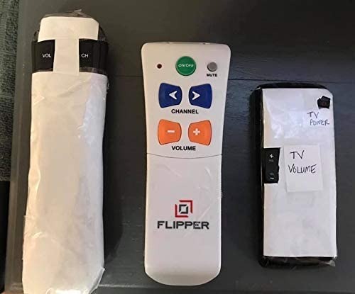 Flipper Big Button TV Remote for Elderly - Universal Simple to Read ...