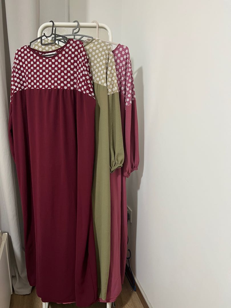 Flutter dress Kedai Kita, Women's Fashion, Muslimah Fashion, Kaftans ...