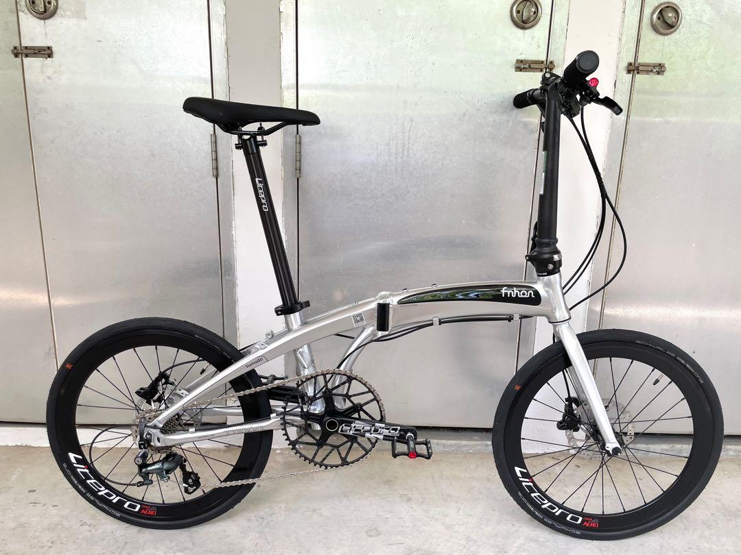Fnhon Tornado 20 Inch Folding Bike Custom Built, Sora 9 Speed, Tiagra ...