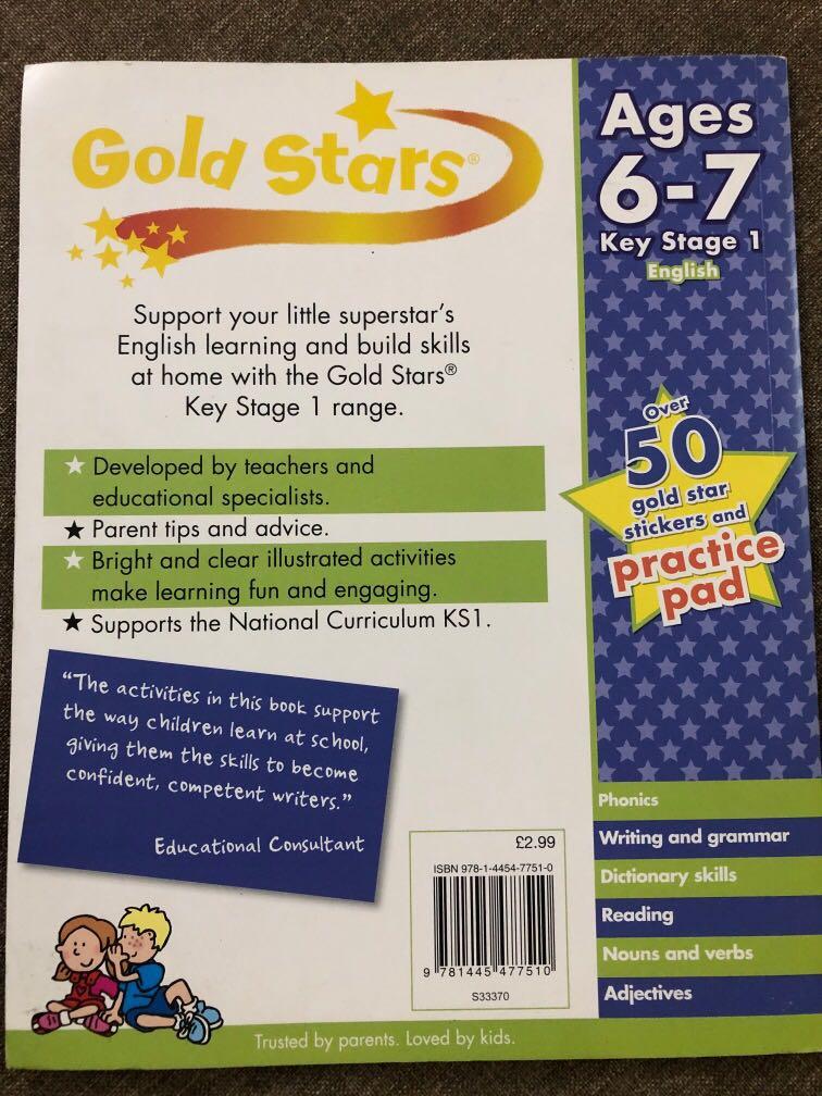 Gold Stars English Book, Hobbies & Toys, Books & Magazines, Children's ...