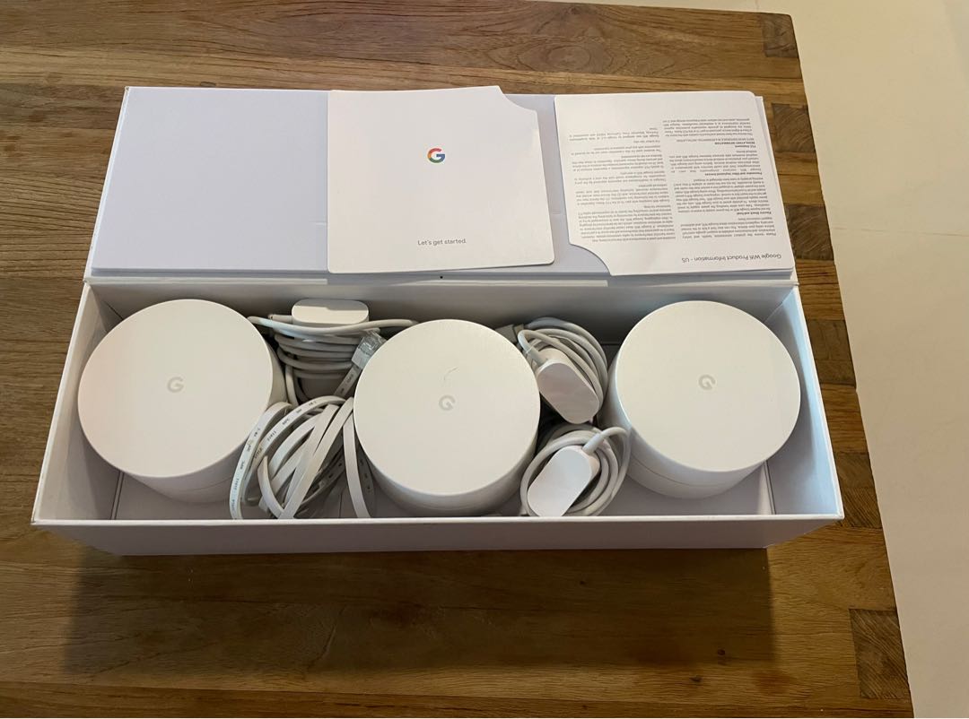 Google home wi-fi system. 3-pack. Google nest wifi. Google mesh wifi ...