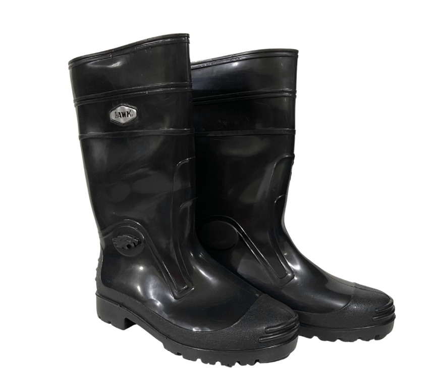 Hawk Rain Boots Work Rain Waterproof Shoes Rubber Boots, Men's Fashion ...