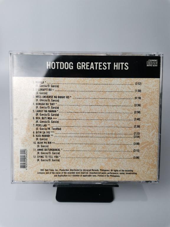 Hotdog Greatest hits OPM CD ALBUM, Hobbies & Toys, Music & Media, CDs ...