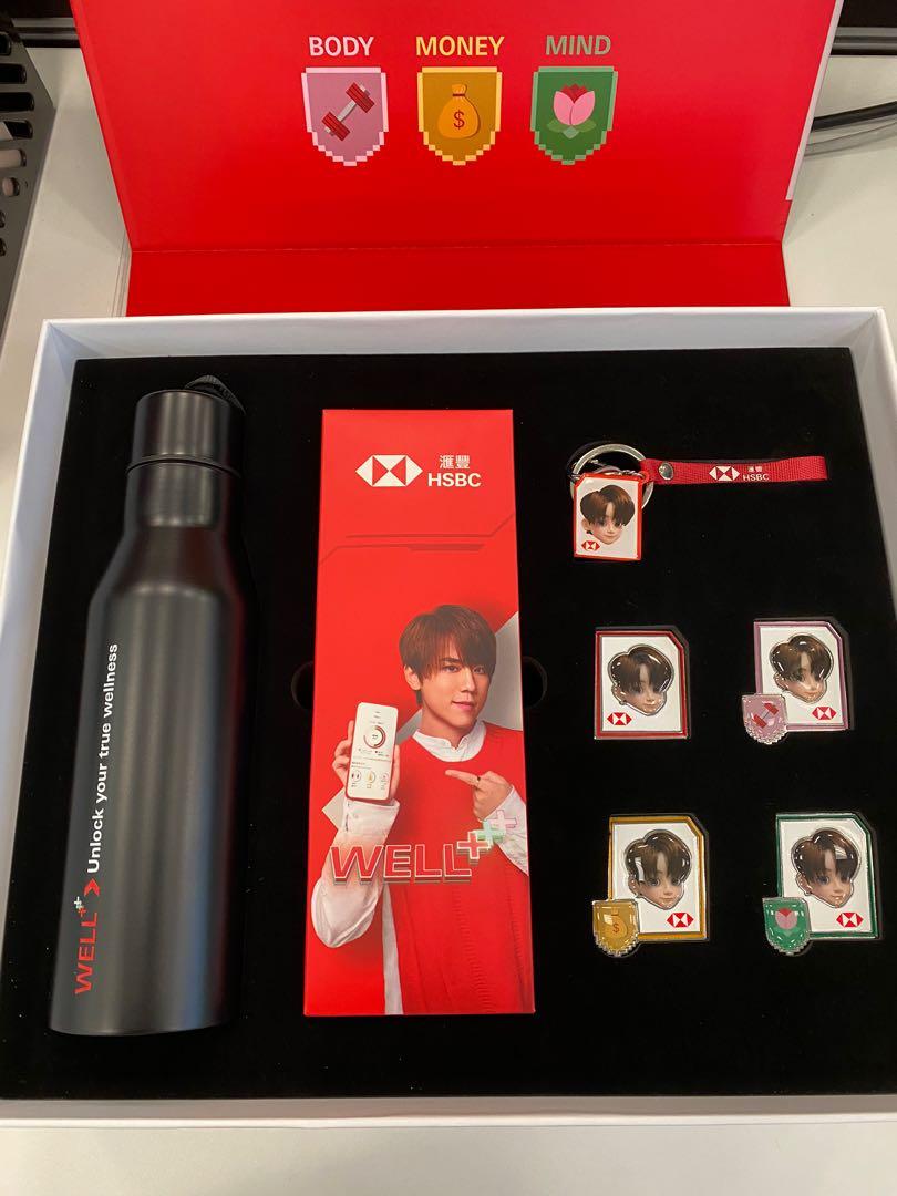 姜濤HSBC匯豐 well+ Gift Set連post card, 興趣及遊戲, 收藏品及紀念品, 明星周邊 - Carousell