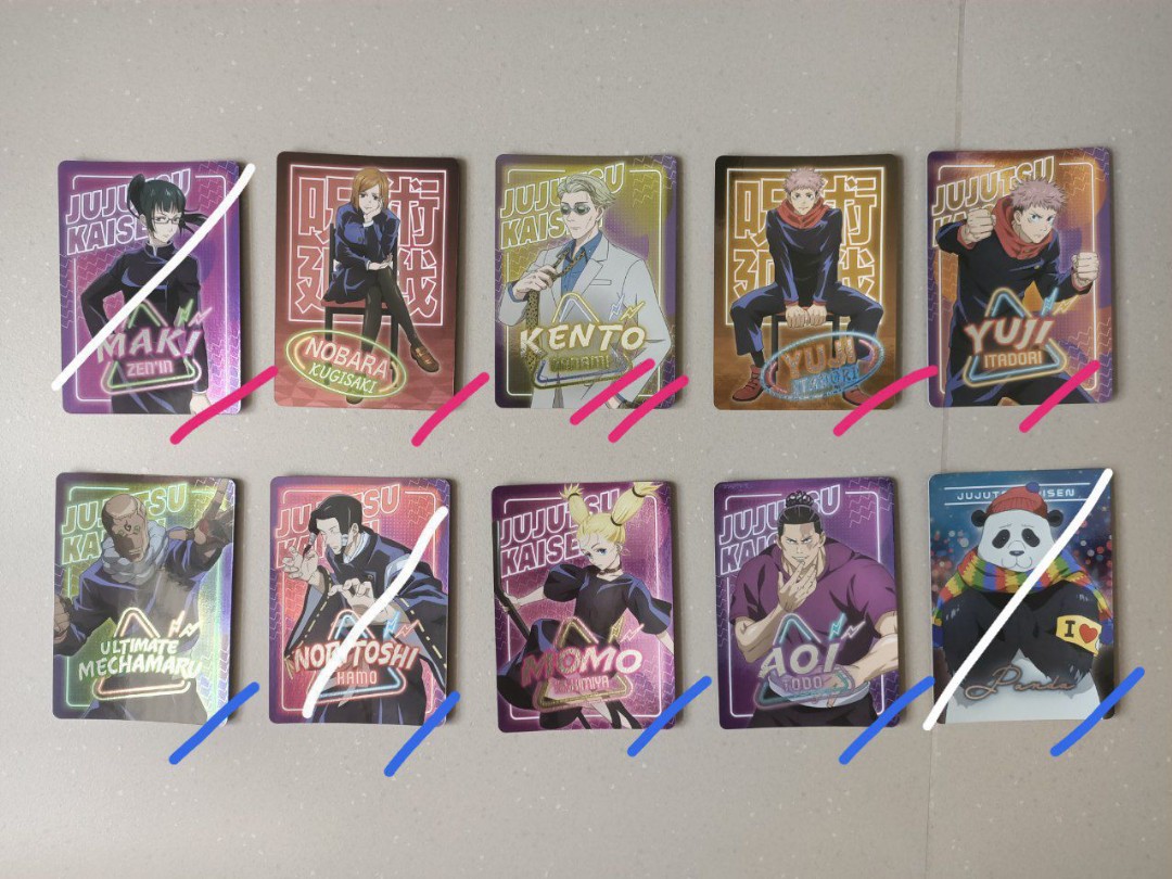 [INSTOCKS] JJK Jujutsu Kaisen Neon Collection cards, Hobbies & Toys ...