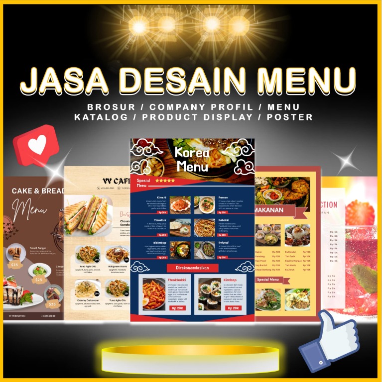 JASA DESAIN MENU, Jasa, Lainnya di Carousell