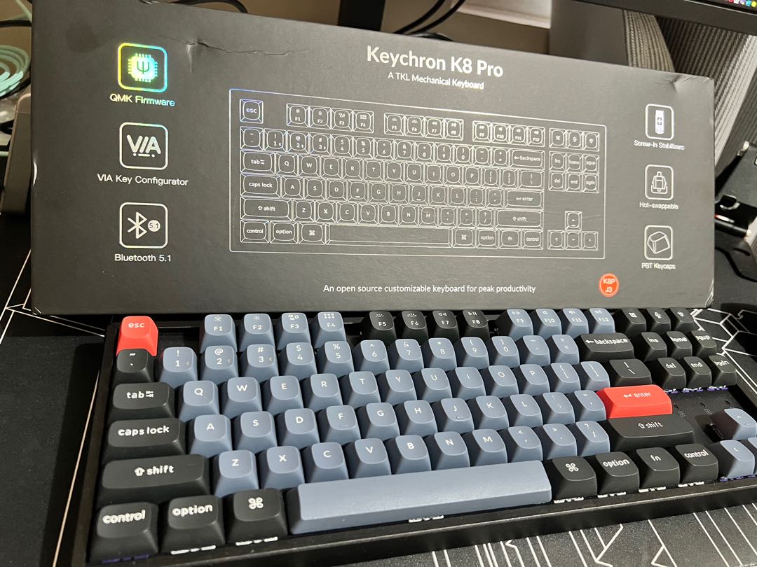 Keychron K8 Pro - RGB Aluminum Brown, Computers & Tech, Parts ...