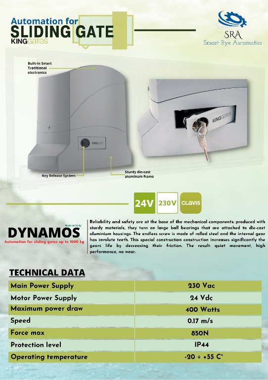 KING GATE DYNAMOS SLIDING GATE, Furniture & Home Living, Security ...