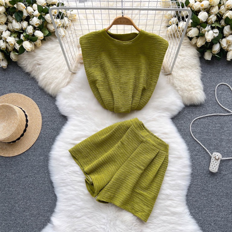 Korean Shorts Coords, Women's Fashion, Dresses & Sets, Sets or ...