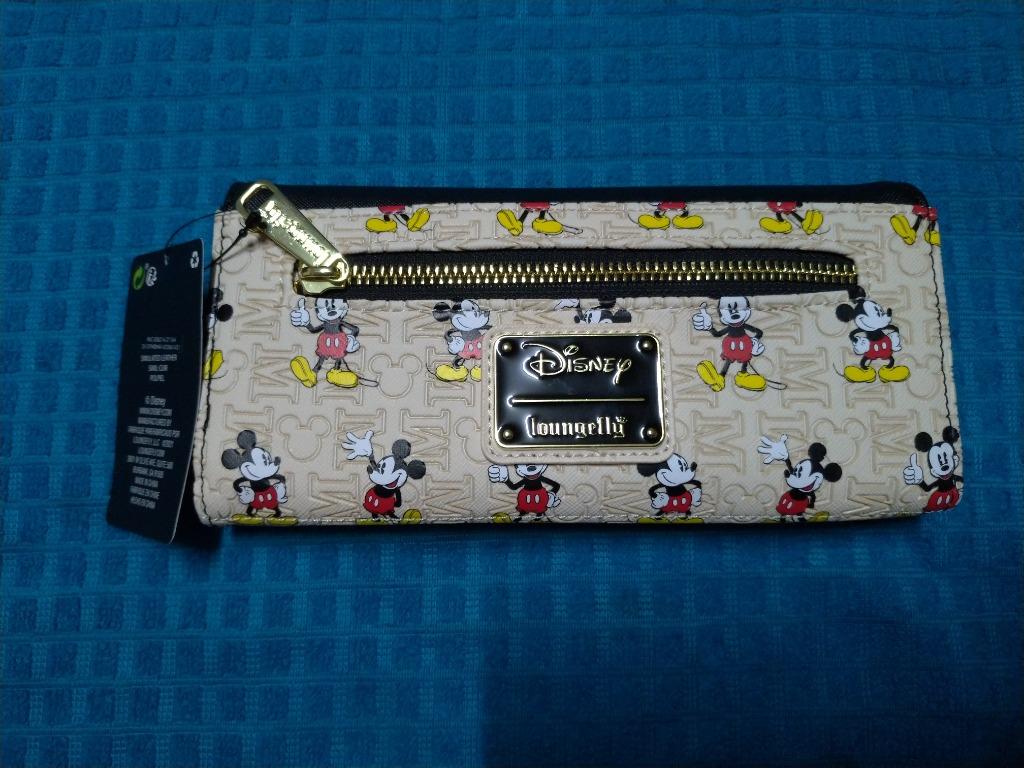 Loungefly Disney Mickey Mouse Hardware Faux Leather Wallet, Women's ...