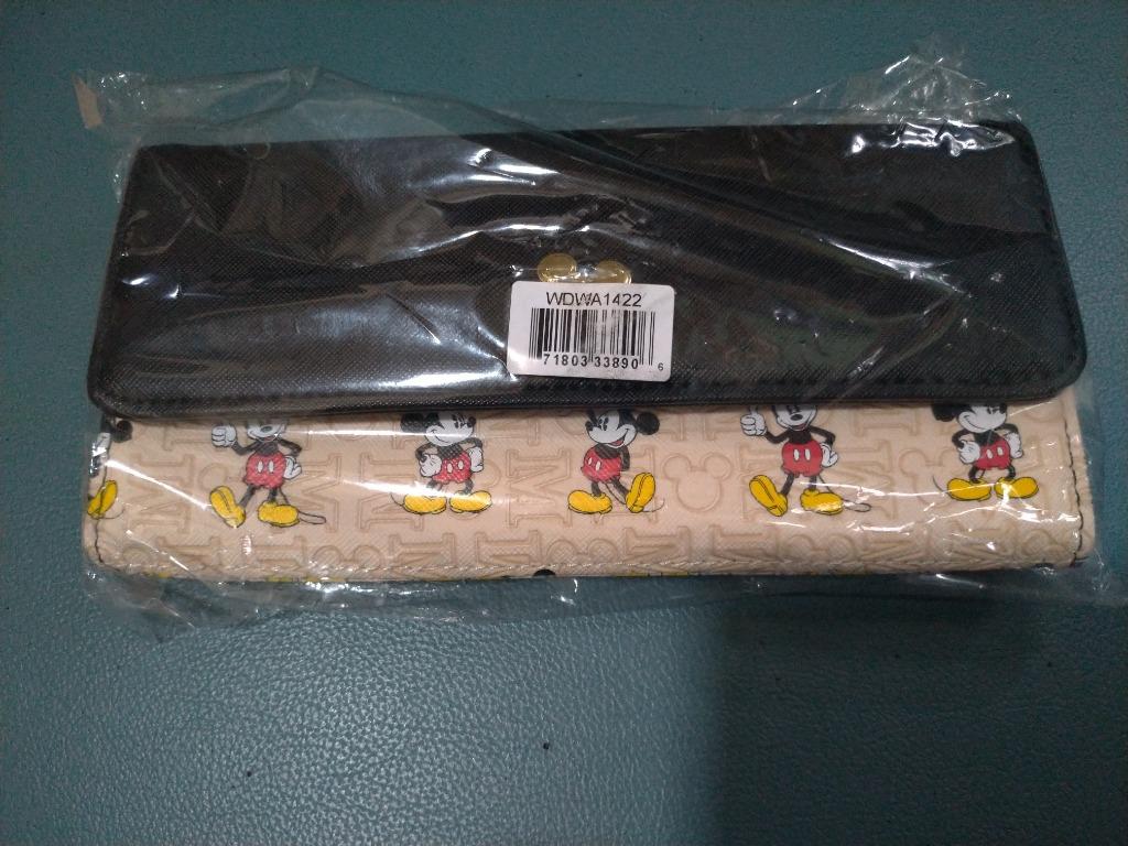 Loungefly Disney Mickey Mouse Hardware Faux Leather Wallet, Women's ...