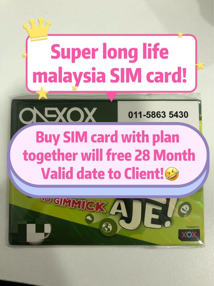 Malaysia Long Life SIM card Sell!, Mobile Phones & Gadgets, Mobile ...