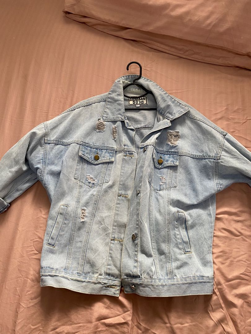 Maong jacket, Men's Fashion, Coats, Jackets and Outerwear on Carousell