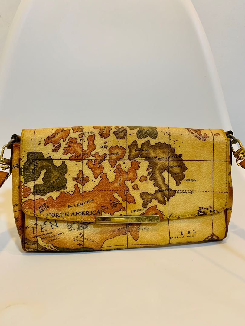 Map Sling Bag ( Ancient Sailing Map Italy), Women's Fashion, Bags ...