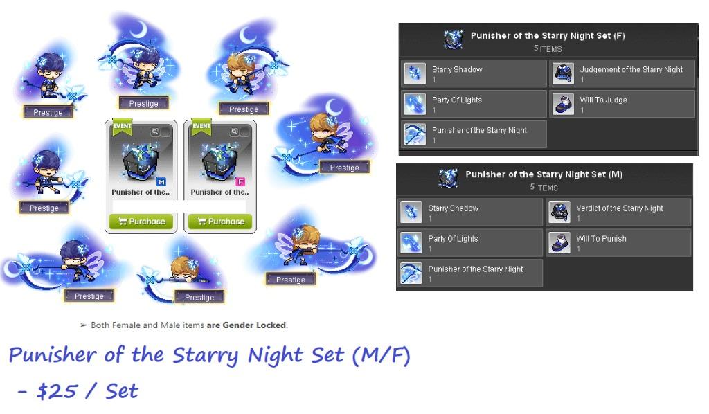 MapleSEA Aquila Cash EQ Sets 2, Video Gaming, Gaming Accessories, In ...