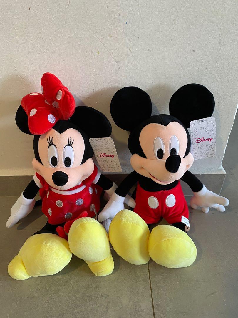 Mickey & Minnie Mouse soft toy, Hobbies & Toys, Toys & Games on Carousell