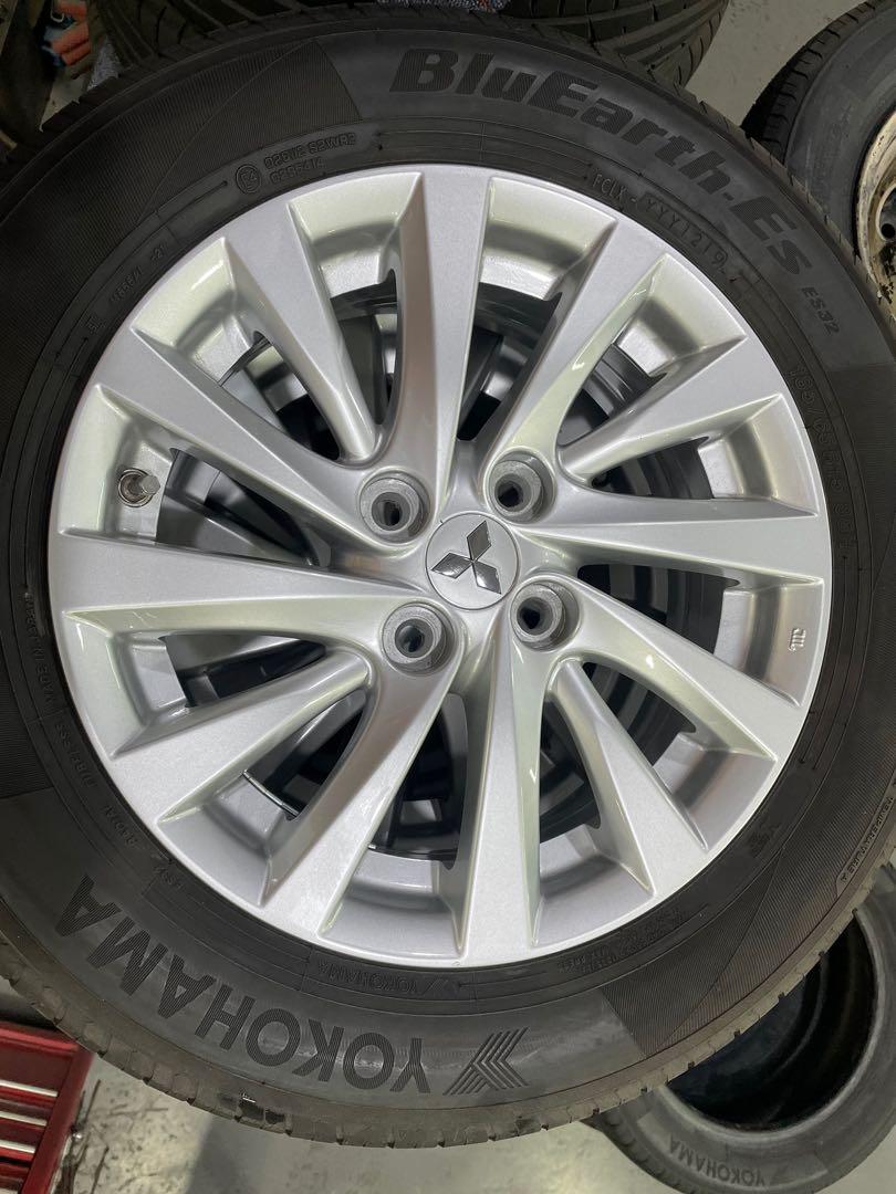 Mit attrage 4x100 pcd, Car Accessories, Tyres & Rims on Carousell