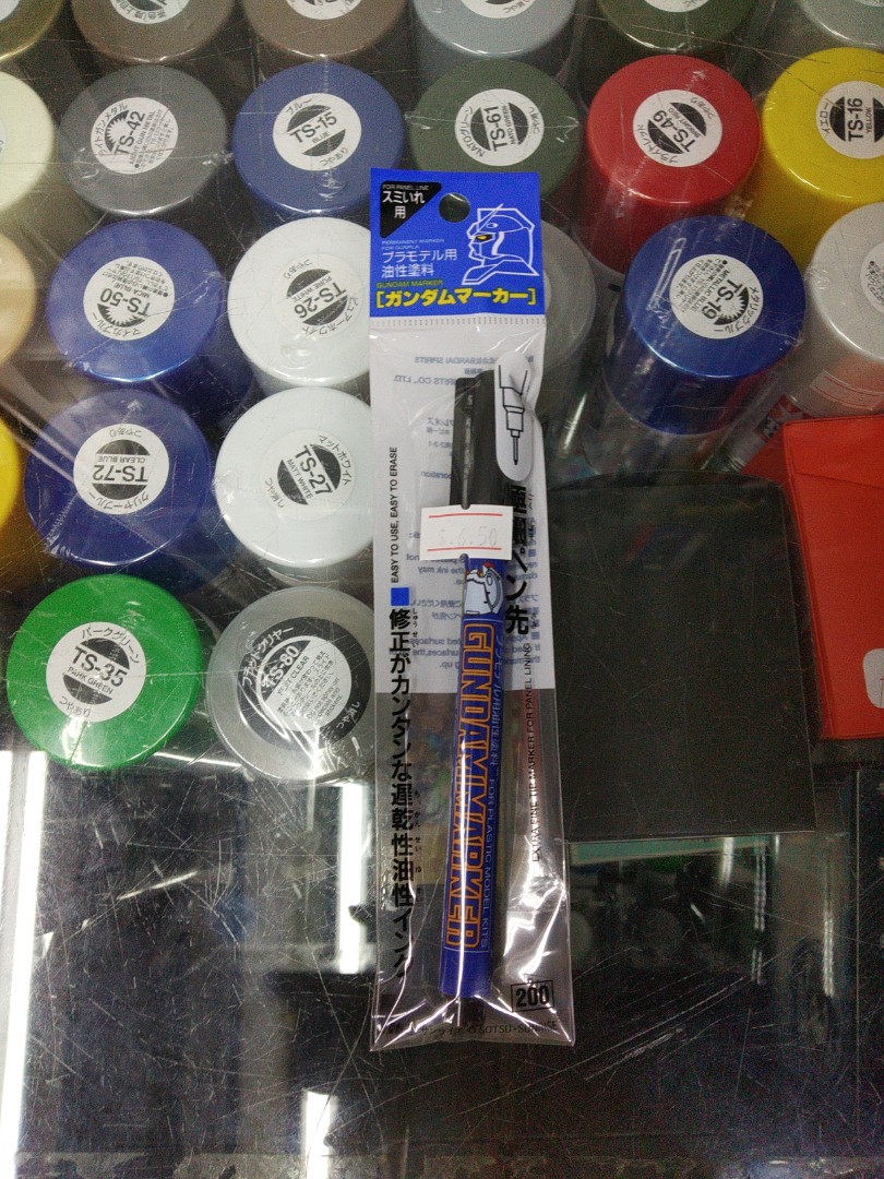 Mr Hobby GM01 Panel Line Black Gundam Marker, Hobbies & Toys ...