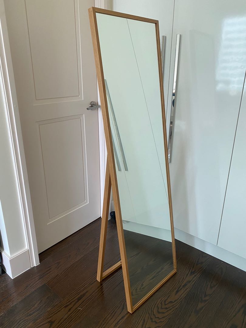 Muji OAKWOOD Mirror, Furniture & Home Living, Home Decor, Mirrors on ...