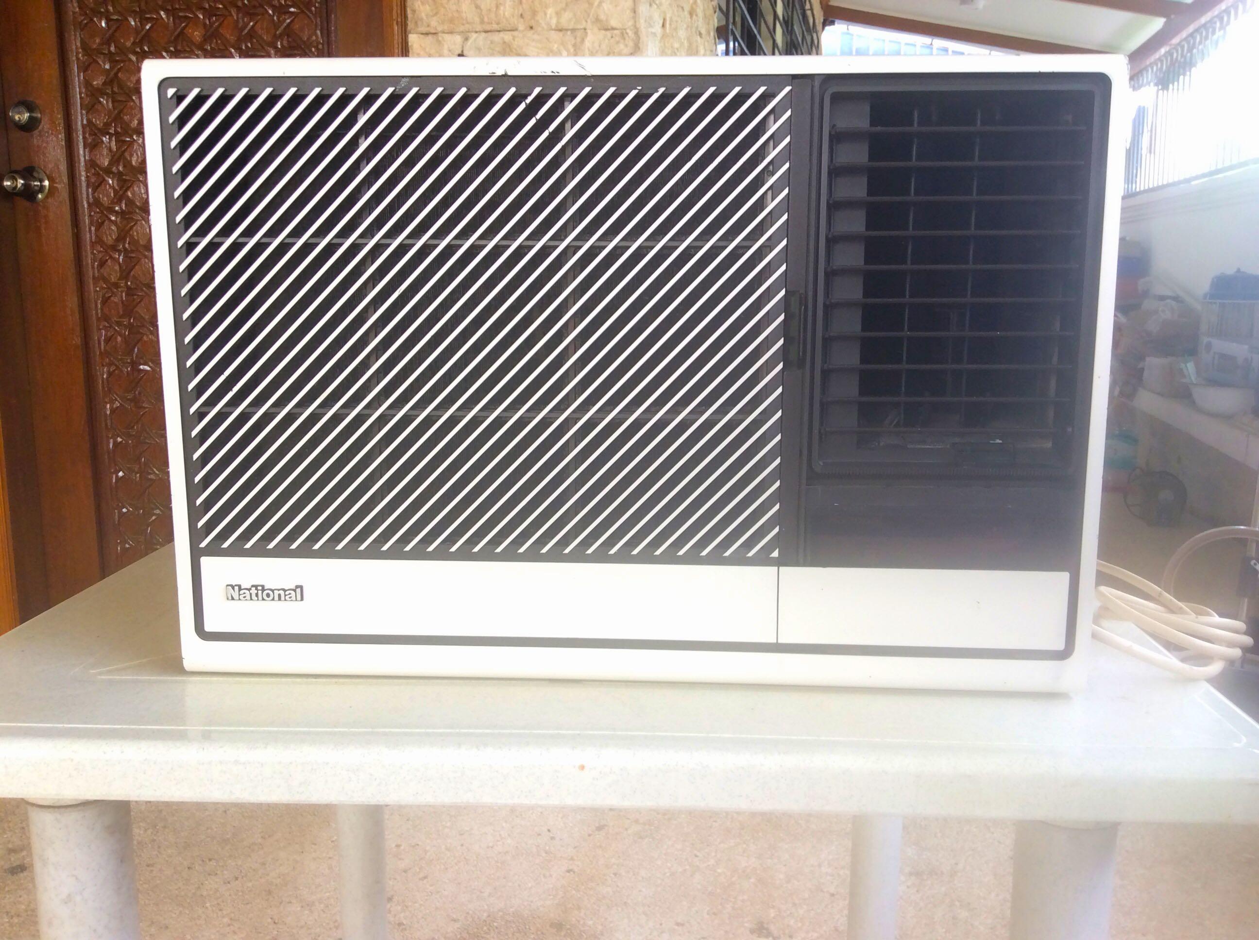 NATIONAL AIR-CONDITIONING UNIT WindowType 1Hp, TV & Home Appliances ...