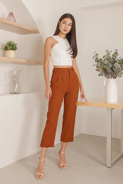 NOVA CRISS CROSS RAZOR TOP #MADEBYLOVET, Women's Fashion, Tops ...