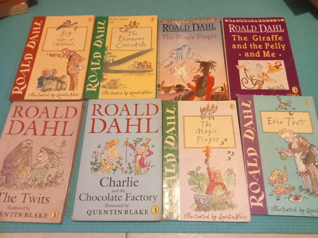 [Old heavily used] Roald Dahl Books Collection, Hobbies & Toys, Books & Magazines, Children's ...