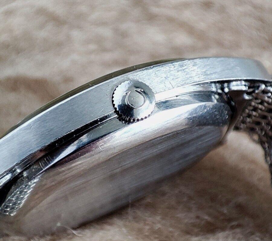 OMEGA DeVille 162.045 MESH BAND Stainless Steel AUTOMATIC 1002 Mens ...