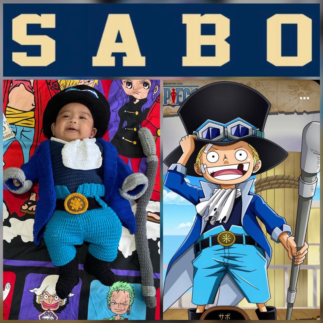 One Piece Costume Sabo, Babies & Kids, Babies & Kids Fashion on Carousell