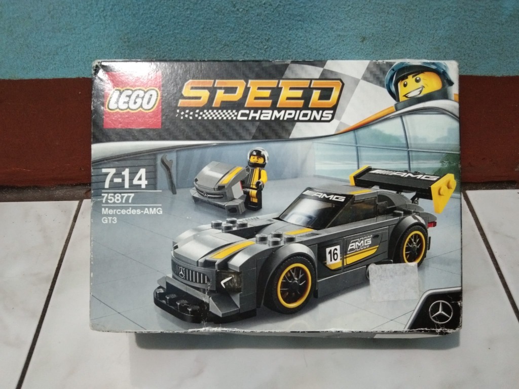 orig lego mercedes amg gt3 speed champions 75877, Hobbies & Toys, Toys ...