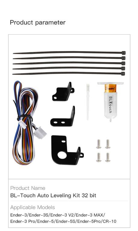 Original Creality/Antclabs BLTouch V3.1 Auto Bed Leveling Sensor Kit for Creality Ender 3 V2 ...