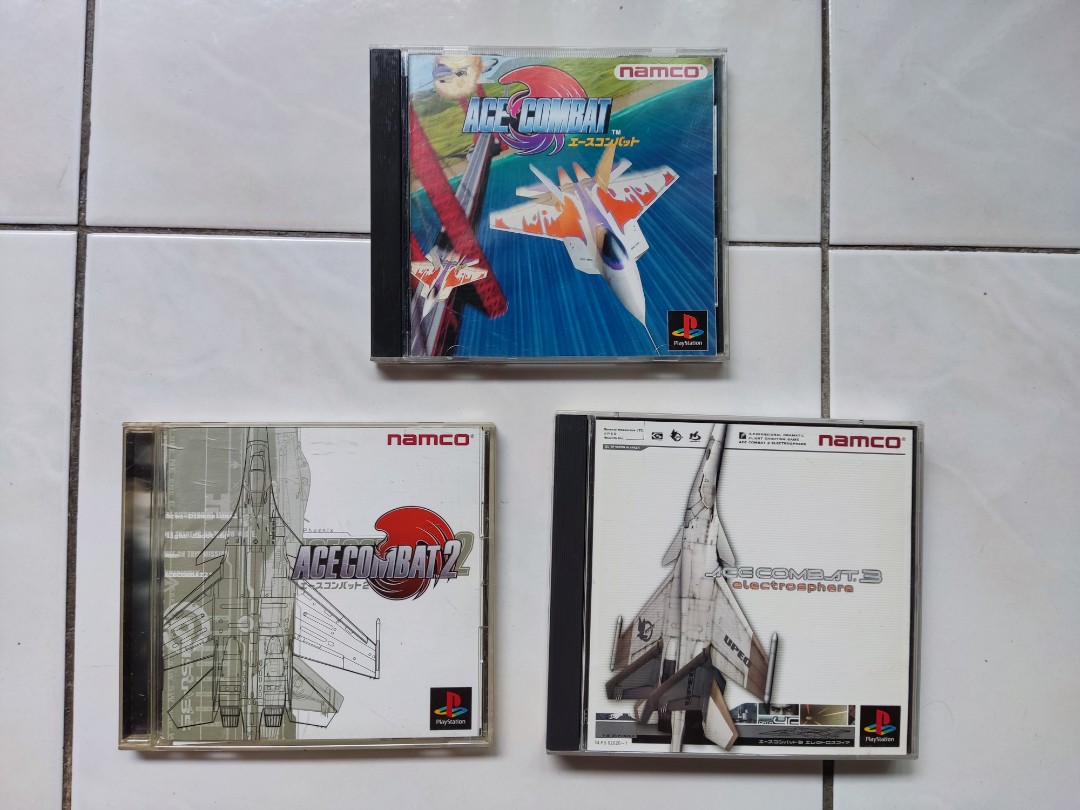 original ps1, Ace combat 1, Ace combat 2, Ace combat 3, Video Gaming ...