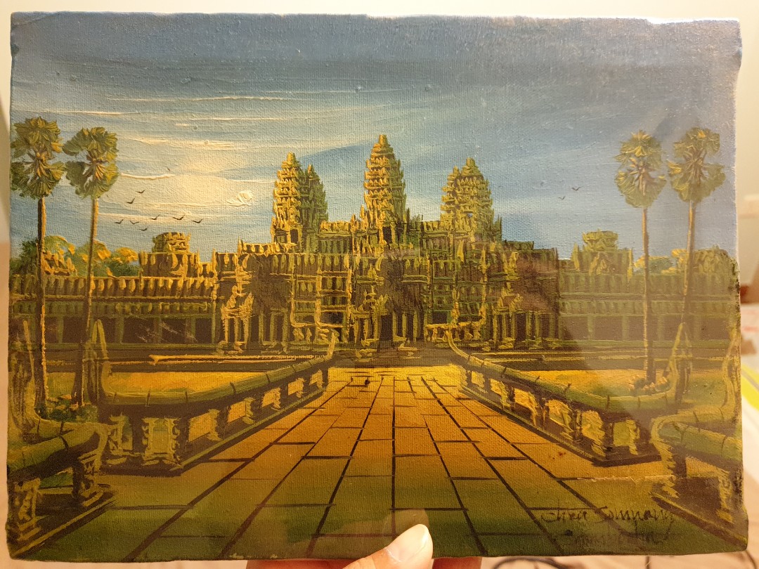 Painting of Angkor Wat, Hobbies & Toys, Stationery & Craft, Art ...