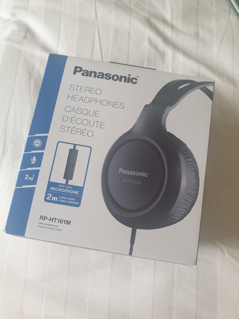 Panasonic stereo headphones gaming headset wired with micophone, Audio ...