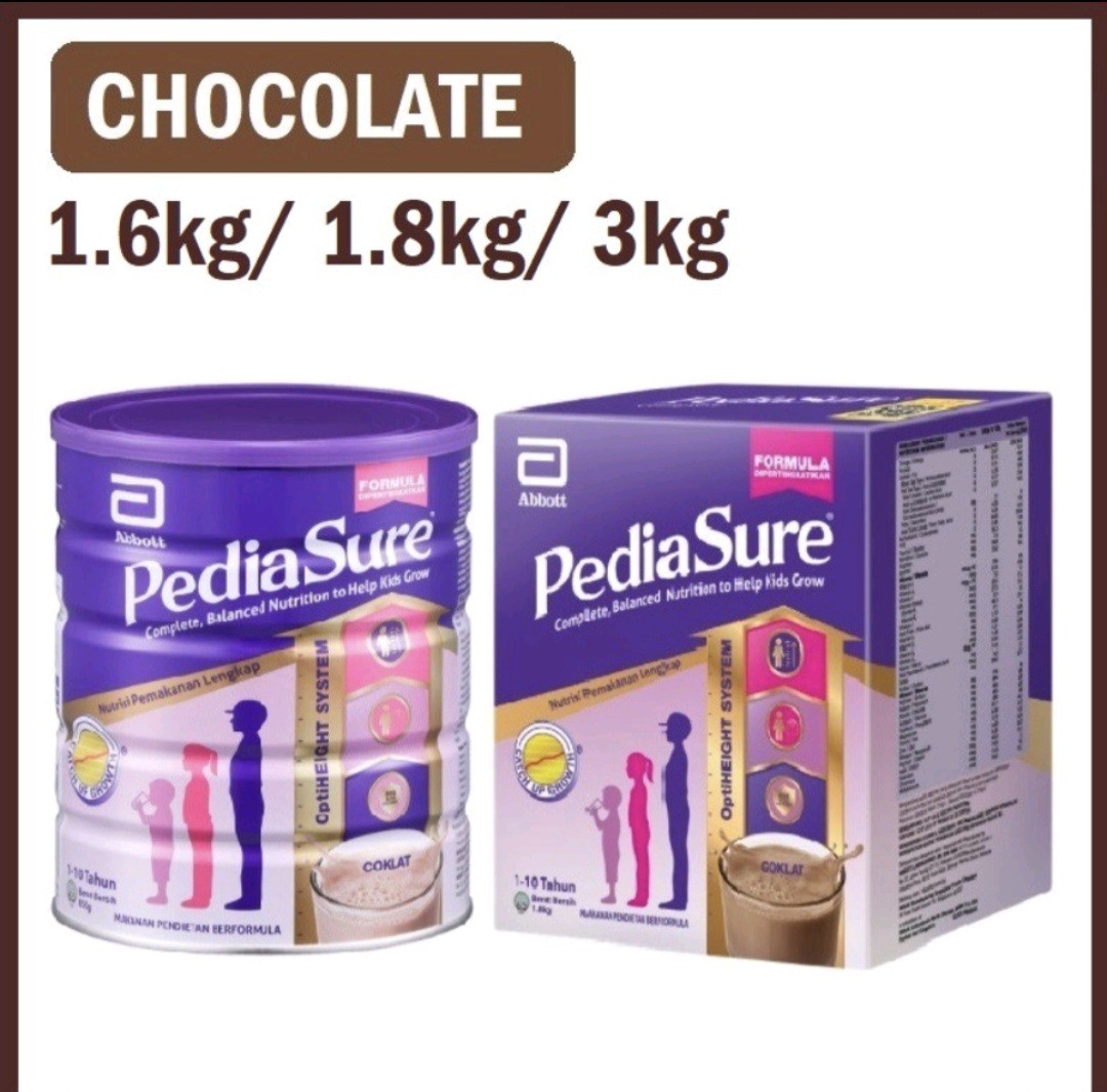 PediaSure (Chocolate), Health & Nutrition, Health Supplements, Health ...