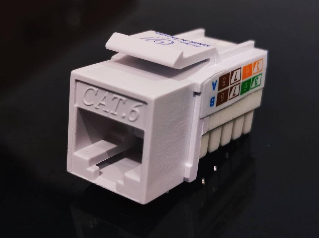 Probest IO Information Outlet Cat6 Keystone Modular Jack, Computers ...