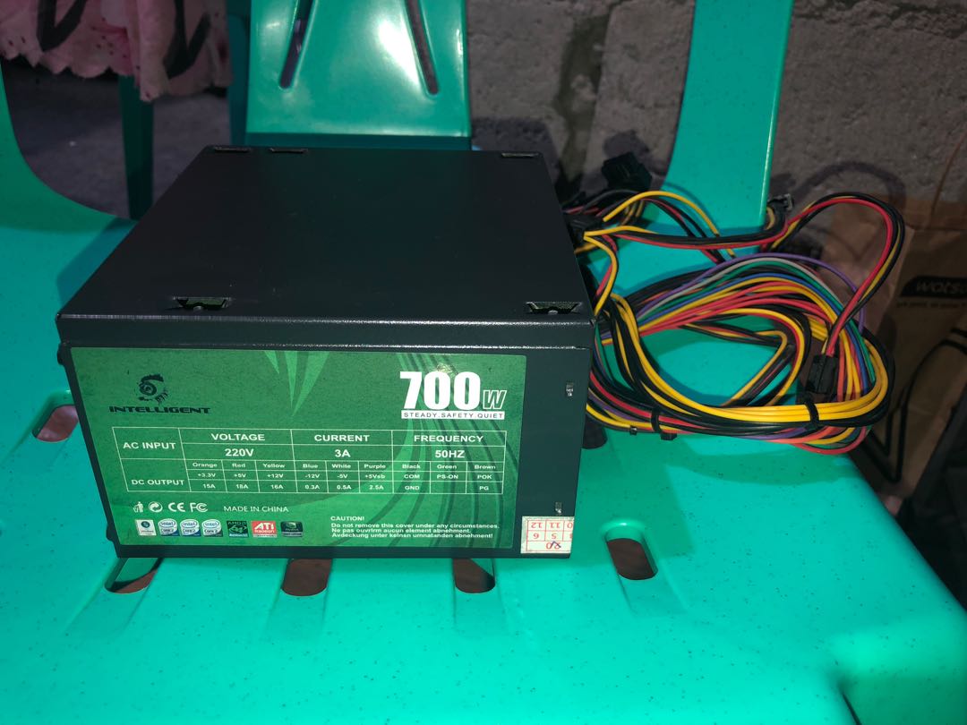 PSU 700 watts, Computers & Tech, Parts & Accessories, Computer Parts on ...
