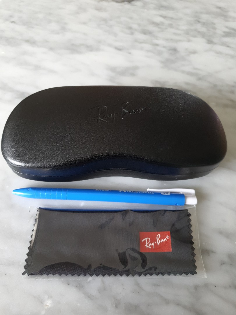 Ray Ban spectacle case (original!) - never used!, Men's Fashion ...